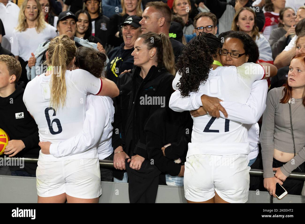 England's Alex Matthews and Sadia Kabeya look dejected after defeat to ...