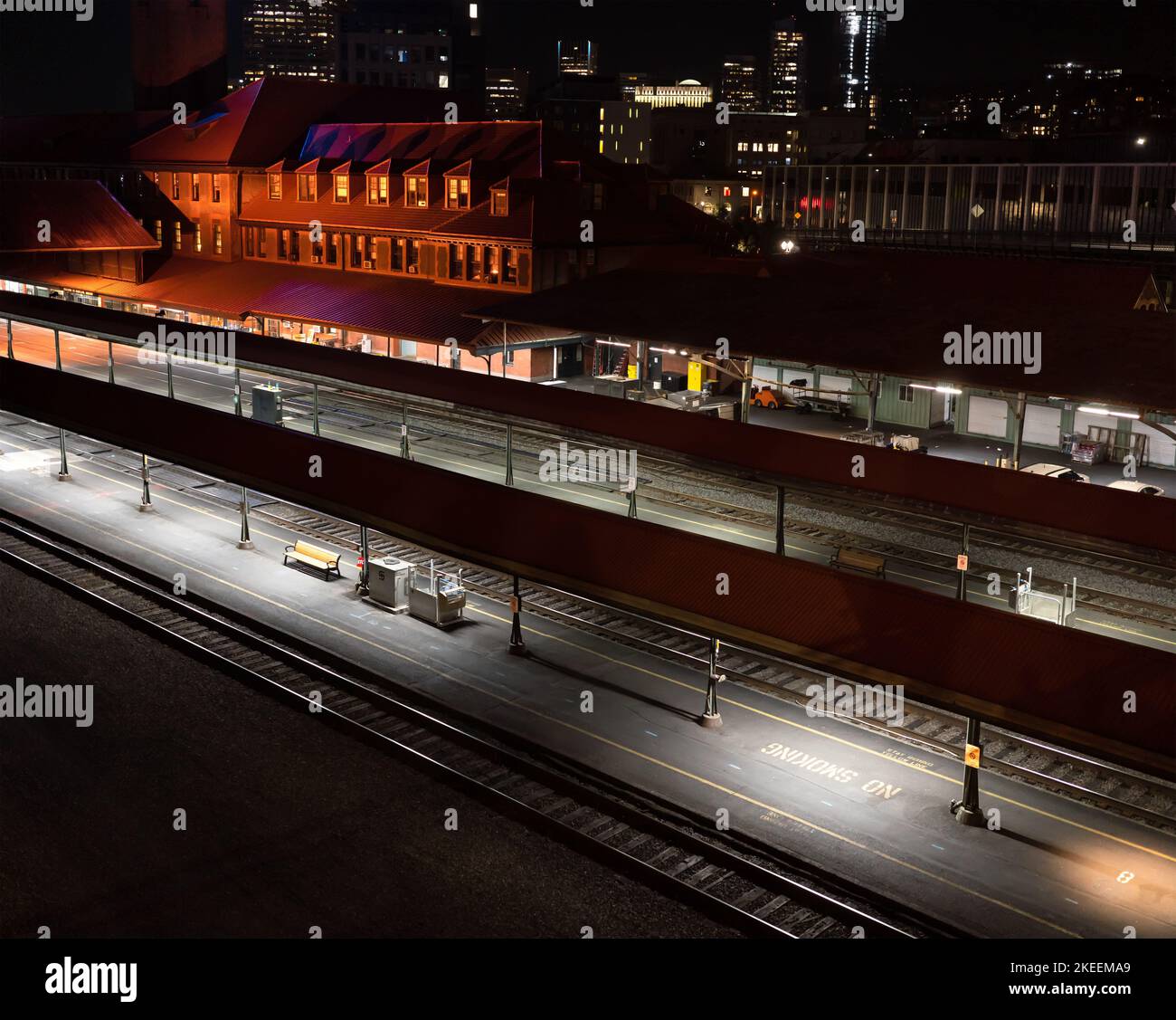 Portland, OR, USA - Oct 16, 2022: Union Station Train Transportation ...