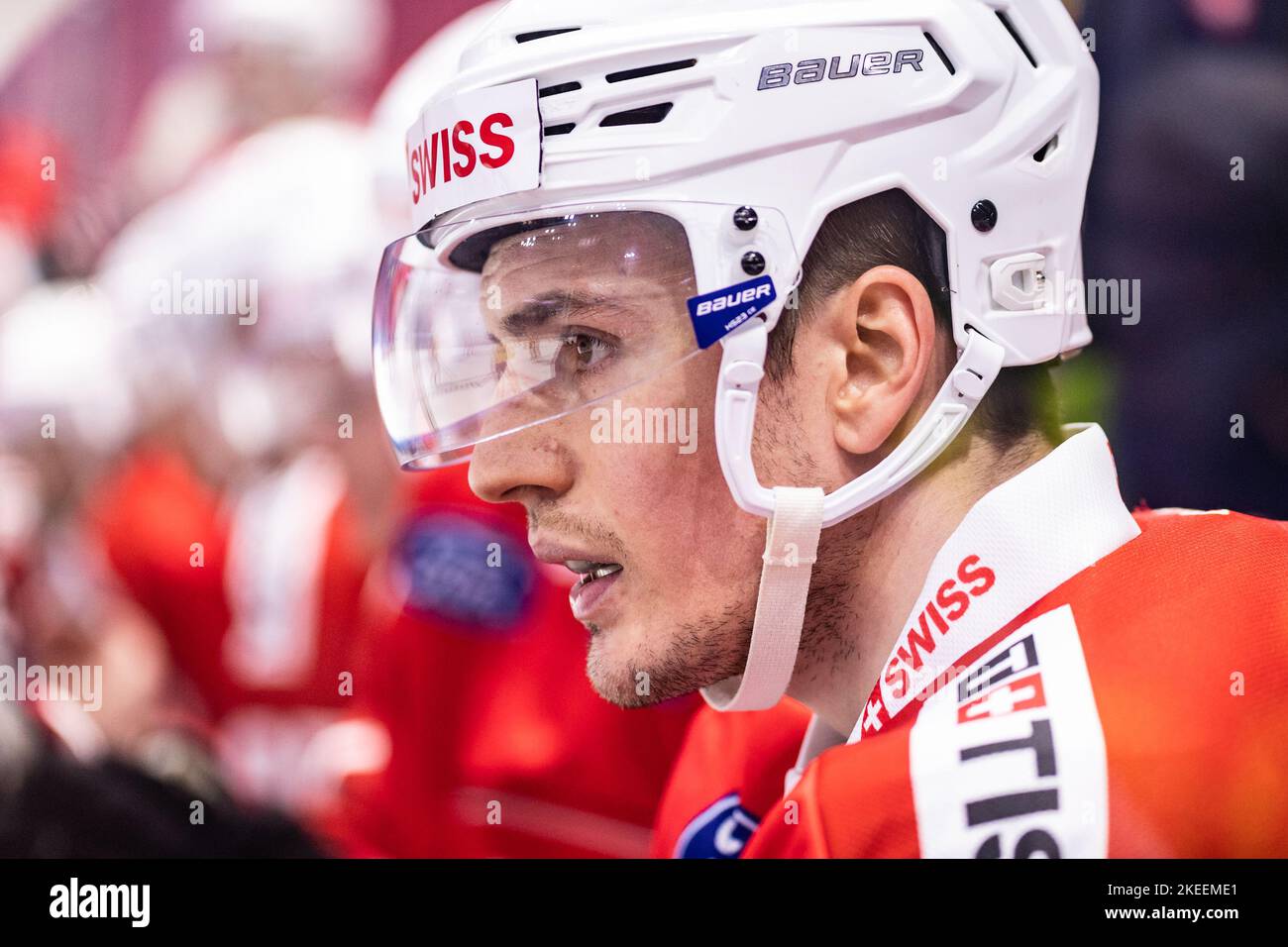 TURKU, FINLAND - NOVEMBER 12: Dario Simion of Switzerland during the ...