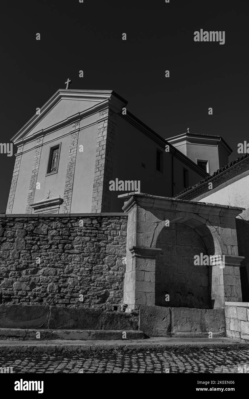 Castiglione di Carovilli, Isernia, Molise. The parish church of San ...