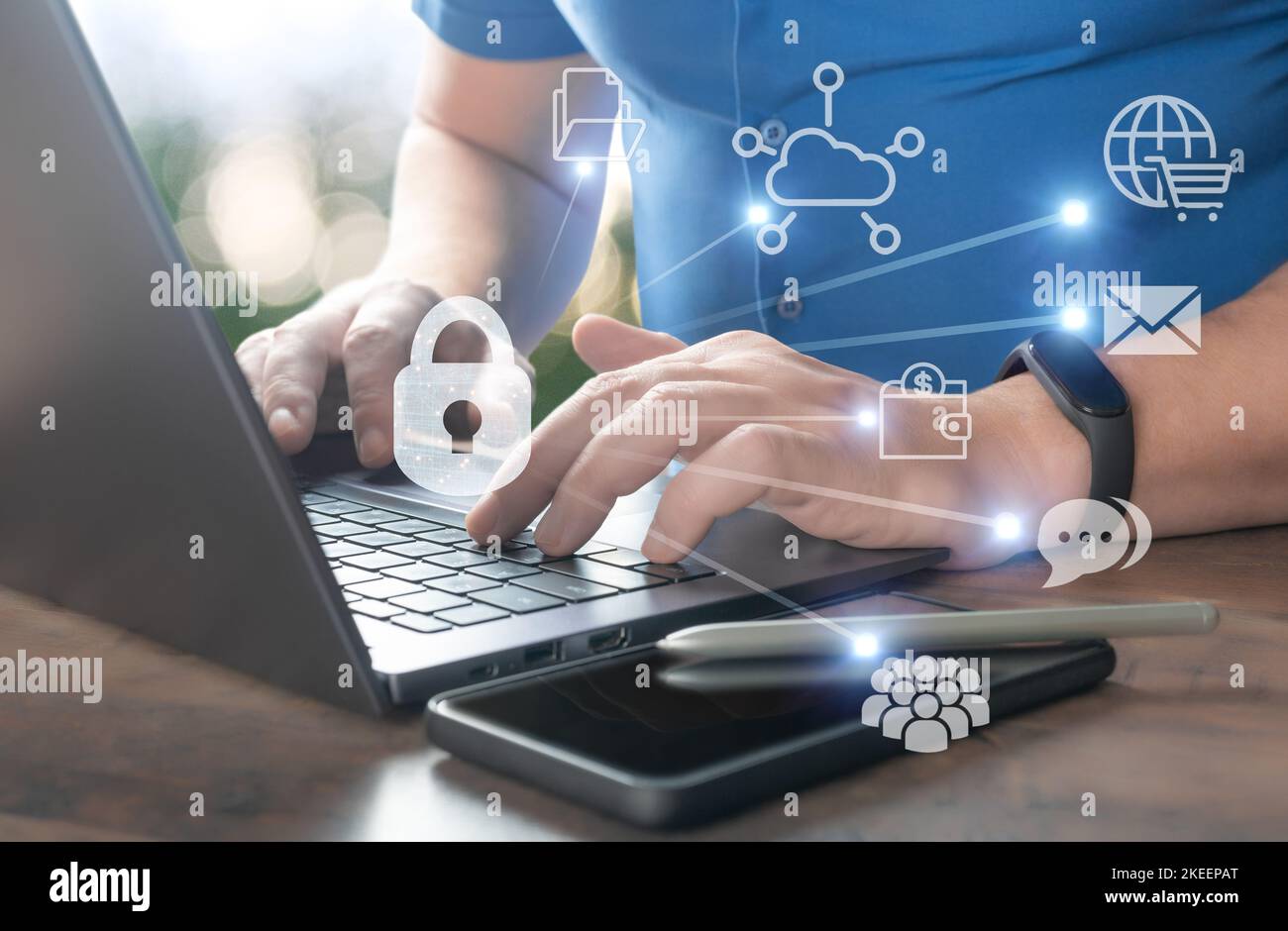 Computer safe person info hi-res stock photography and images - Alamy