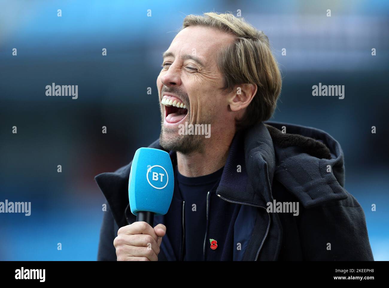 Former player and BT Sport pundit, Peter Crouch ahead of the Premier ...