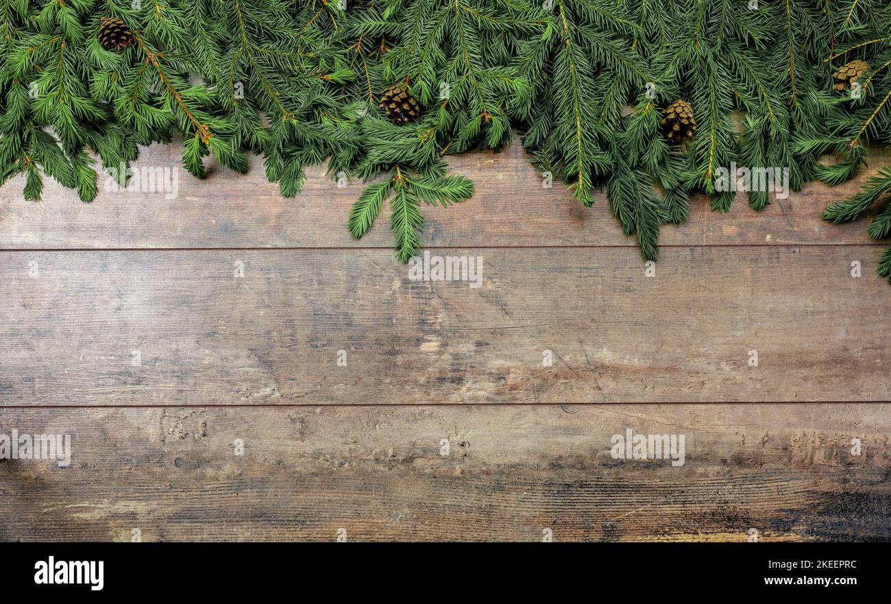 christmas rustic background. Christmas winter holidays greeting ...