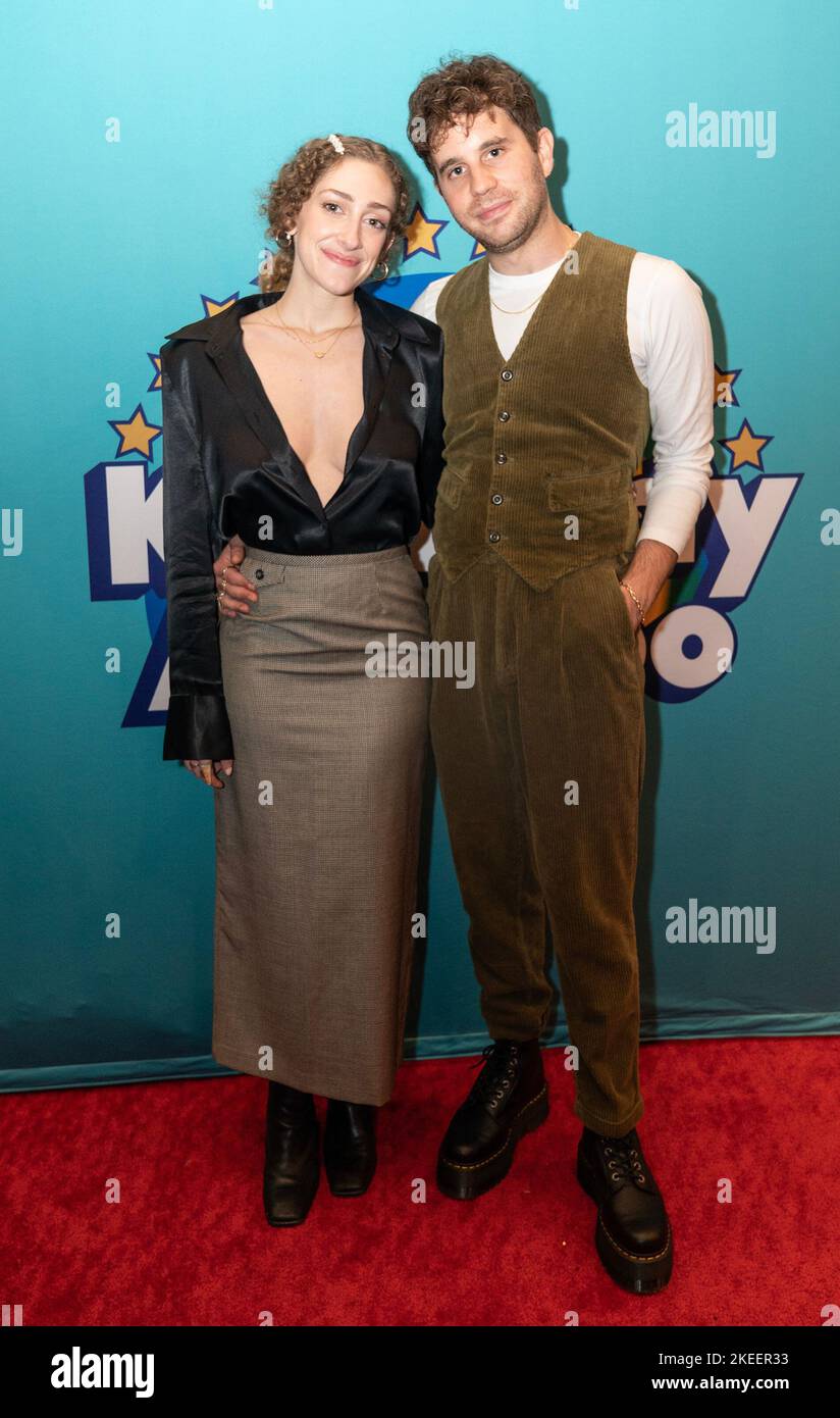 Ben Platt (R) attends opening night of Kimberly Akimbo musical on ...
