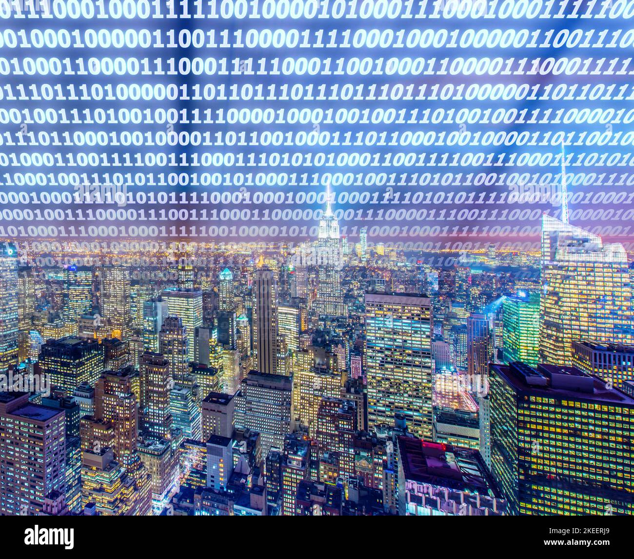 The concept of modern digital city and innovation Stock Photo - Alamy