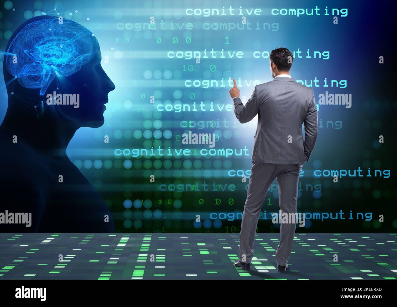 Cognitive computing and machine learning concept Stock Photo - Alamy