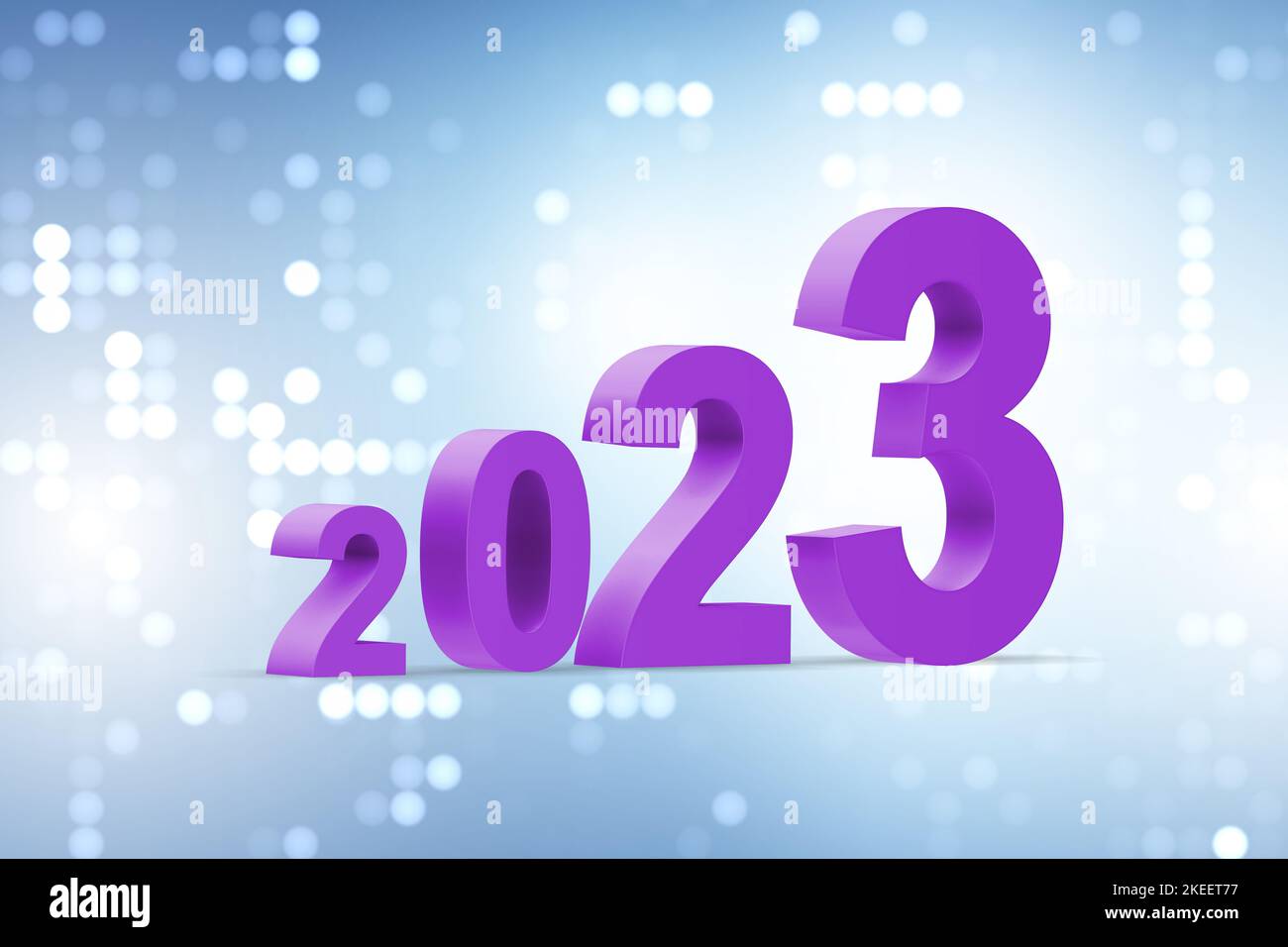 Growth concept with the year of 2023 - 3d rendering Stock Photo - Alamy