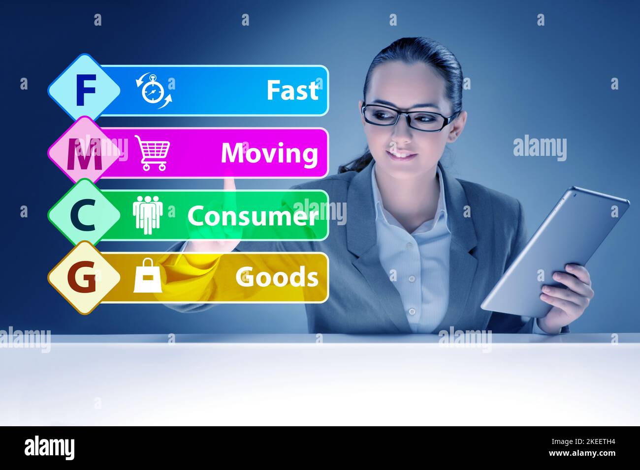 FMCG concept of fast moving consumer goods Stock Photo - Alamy