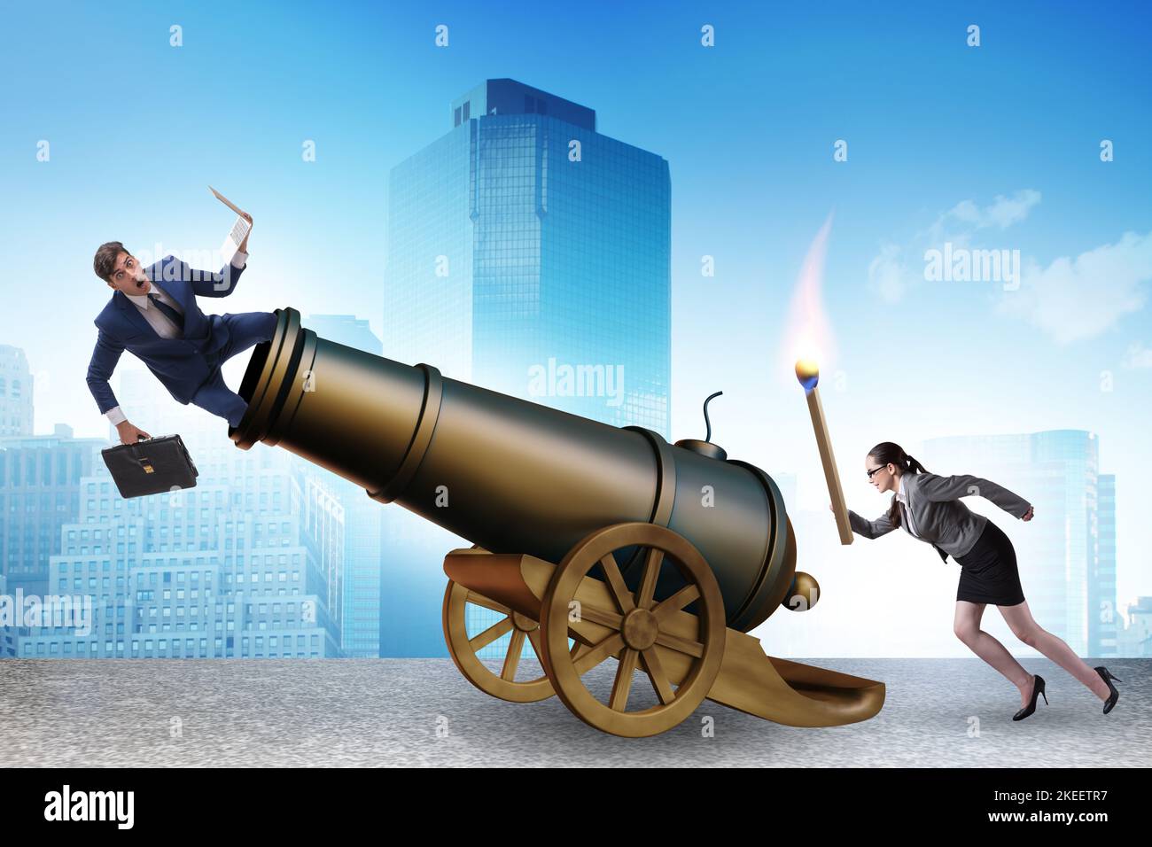Business start gun hi-res stock photography and images - Alamy