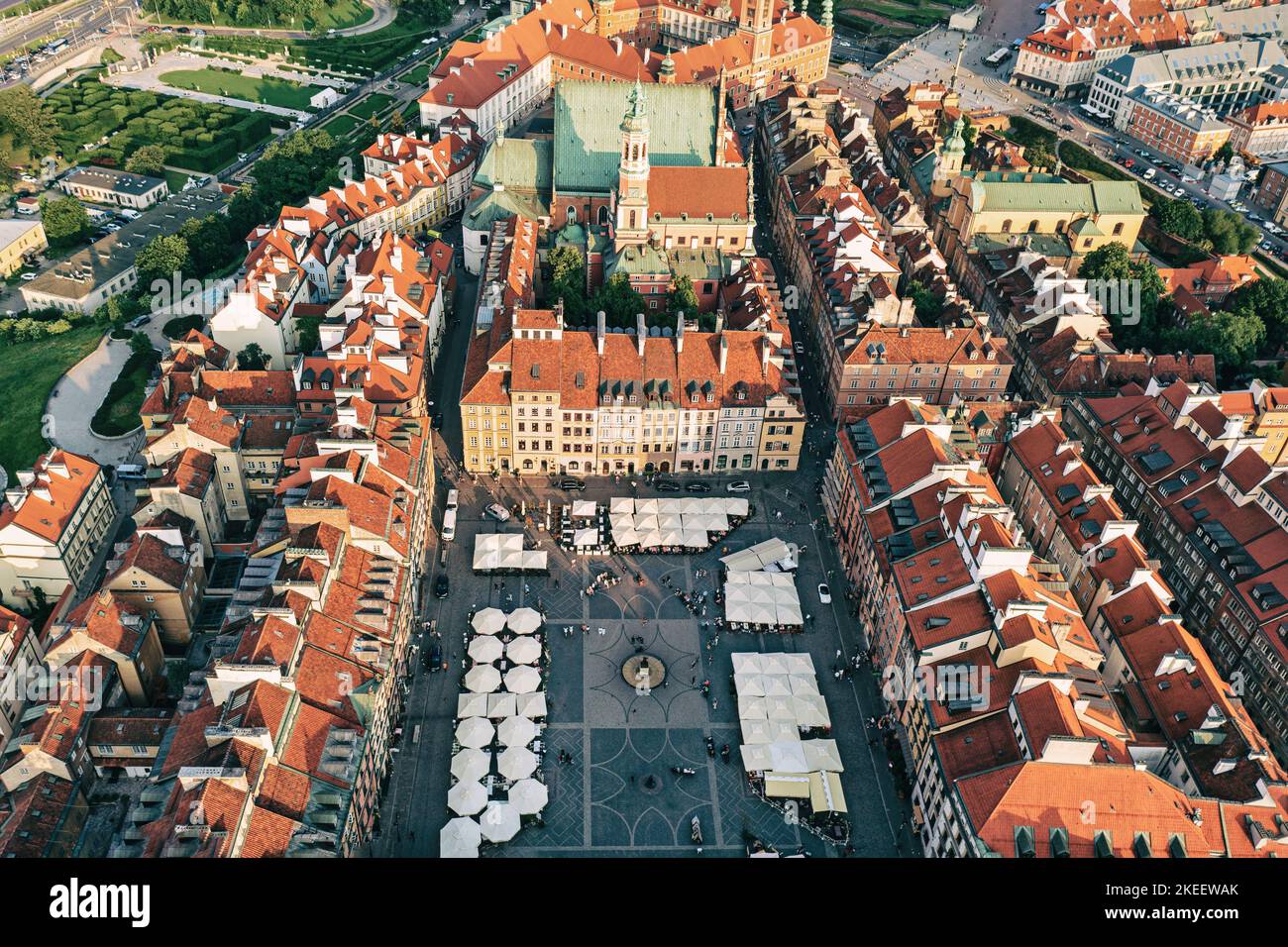 Warsaw beautiful scenic square hi-res stock photography and images - Alamy