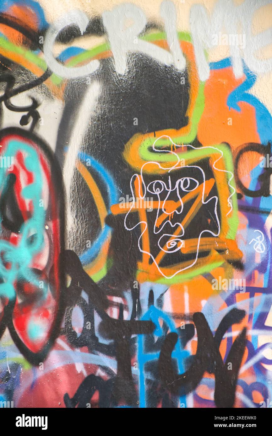 Layers of spray paint hi-res stock photography and images - Alamy