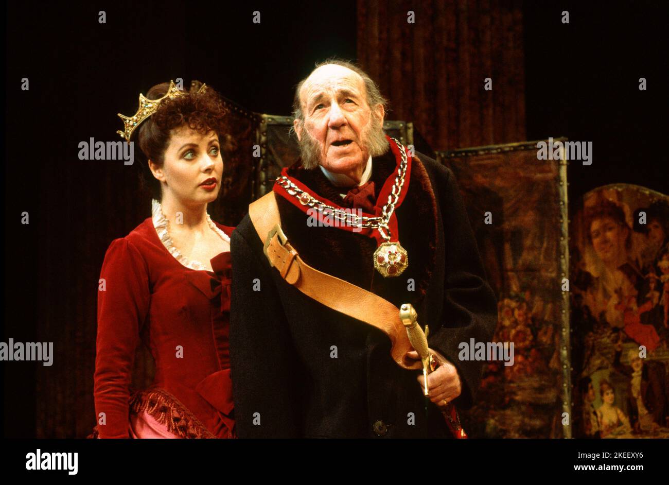Sarah Brightman (Rose Trelawny), Michael Hordern (Sir William Gower) in ...