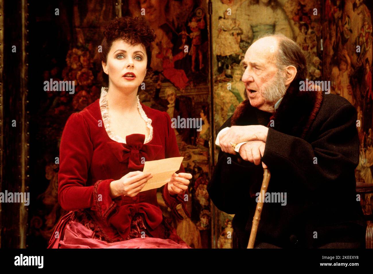 Sarah Brightman (Rose Trelawny), Michael Hordern (Sir William Gower) in ...