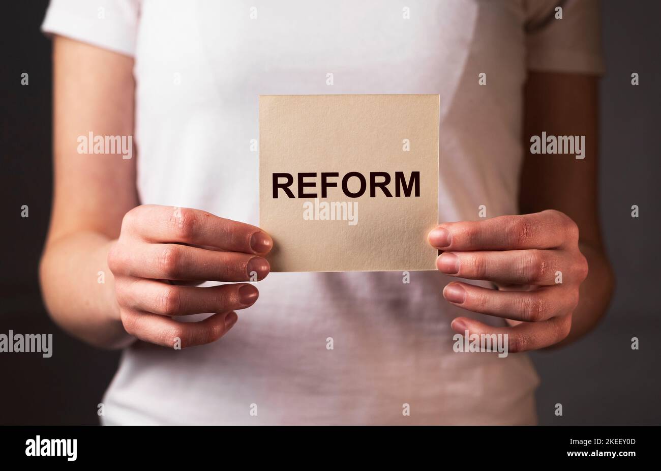 Reform word hi-res stock photography and images - Alamy