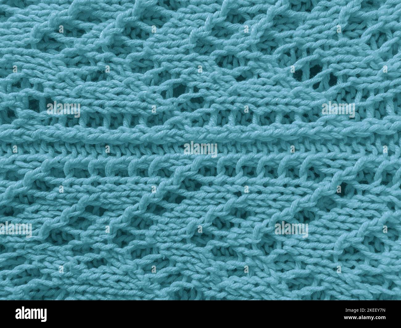 Handmade knitted background with detail weave threads Stock Photo - Alamy
