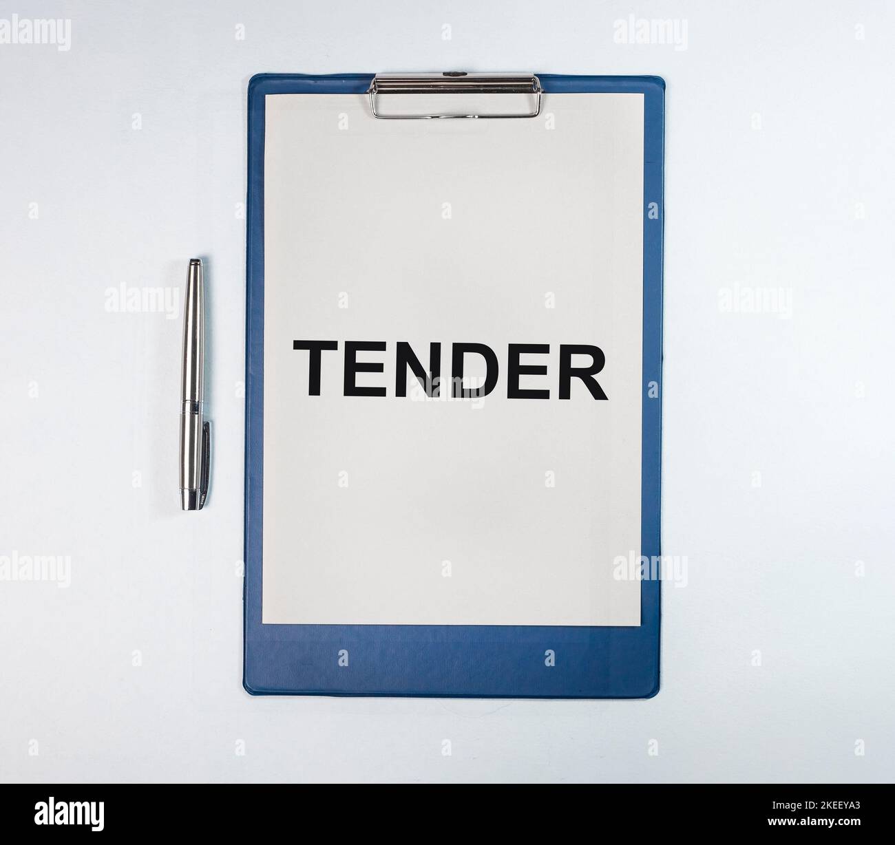 Business tender, offer for procurement. Text on paper Stock Photo - Alamy