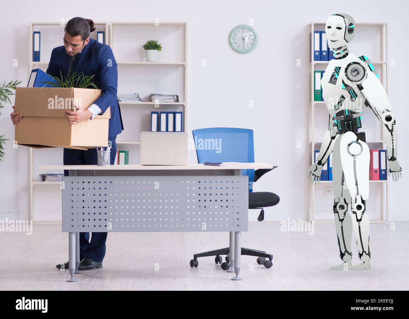 Artificial intelligence replacing humans hi-res stock photography and images - Alamy