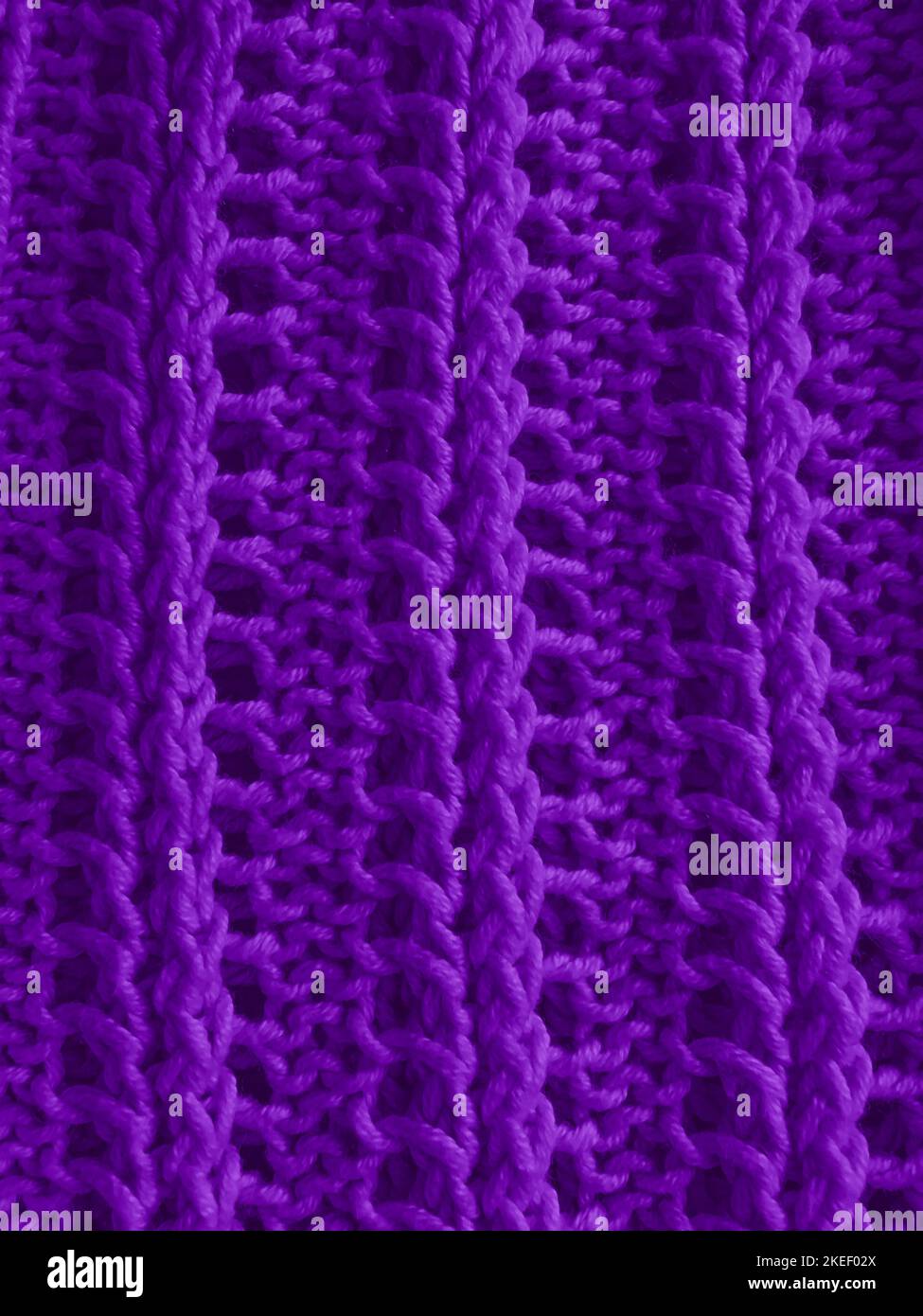 Handmade knitted background with macro woven threads Stock Photo - Alamy