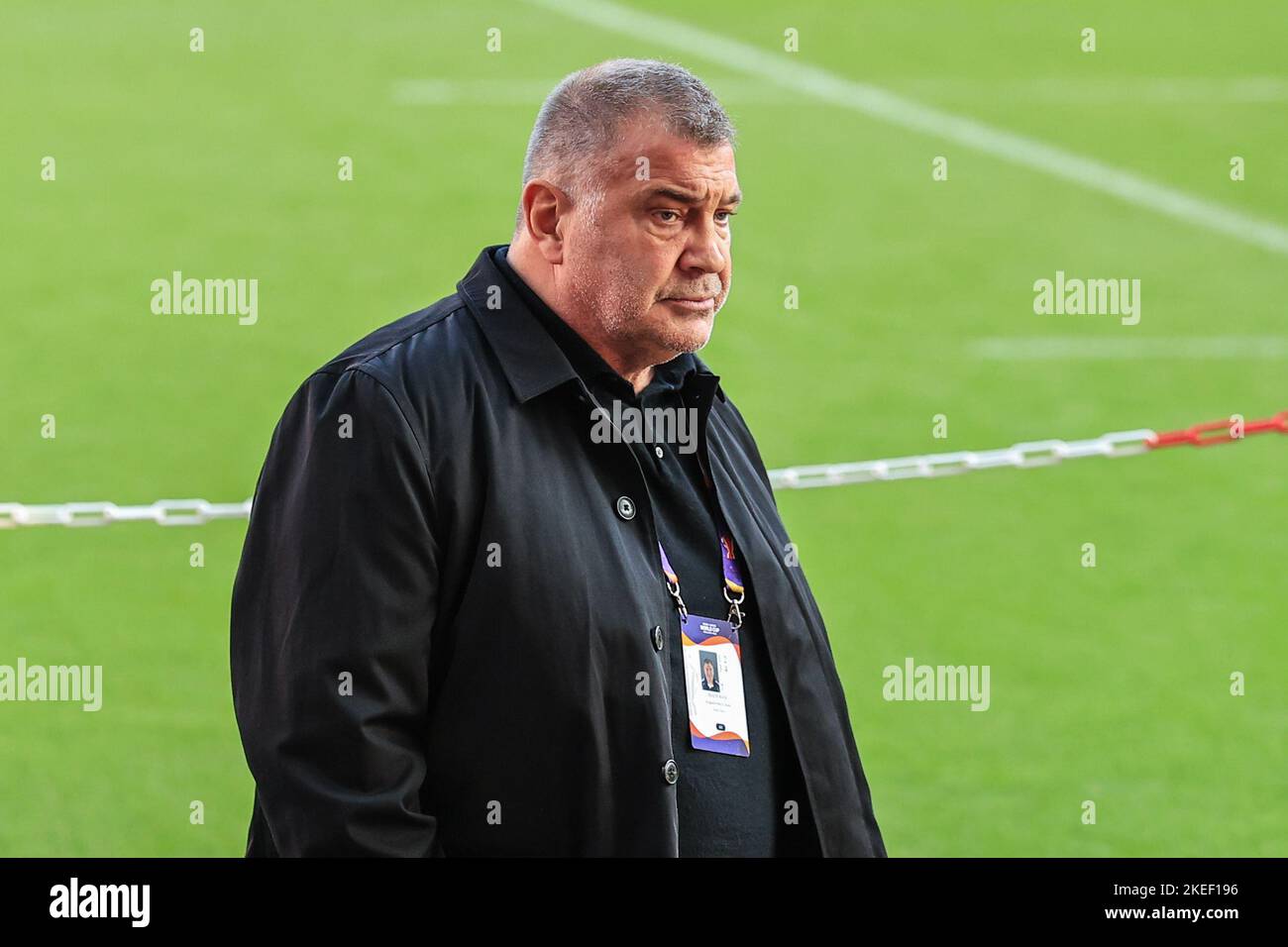 Shaun Wane Head Coach of England arrives at the Emirates Stadium ahead ...