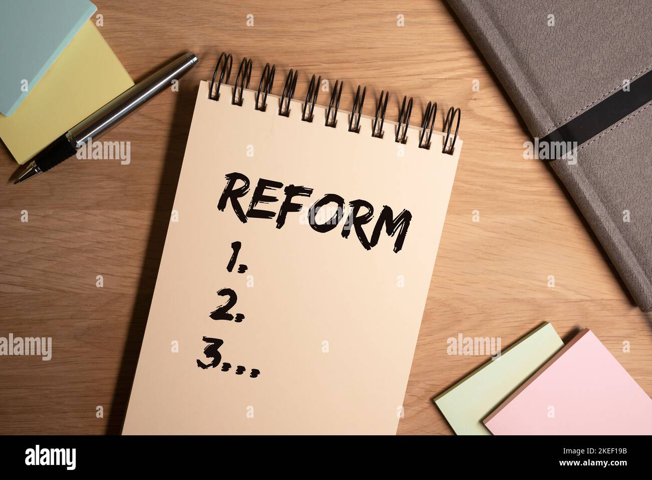 Reform word with plan steps 1, 2, 3. eCONOMIC AMENDMENTS CONCEPT Stock ...