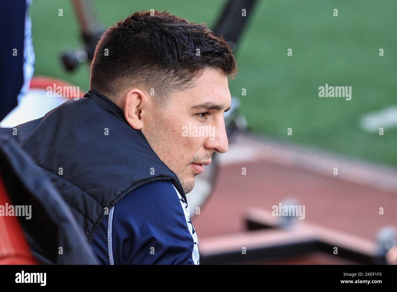 Victor Radley of England the Rugby League World Cup 2021 Semi Final ...