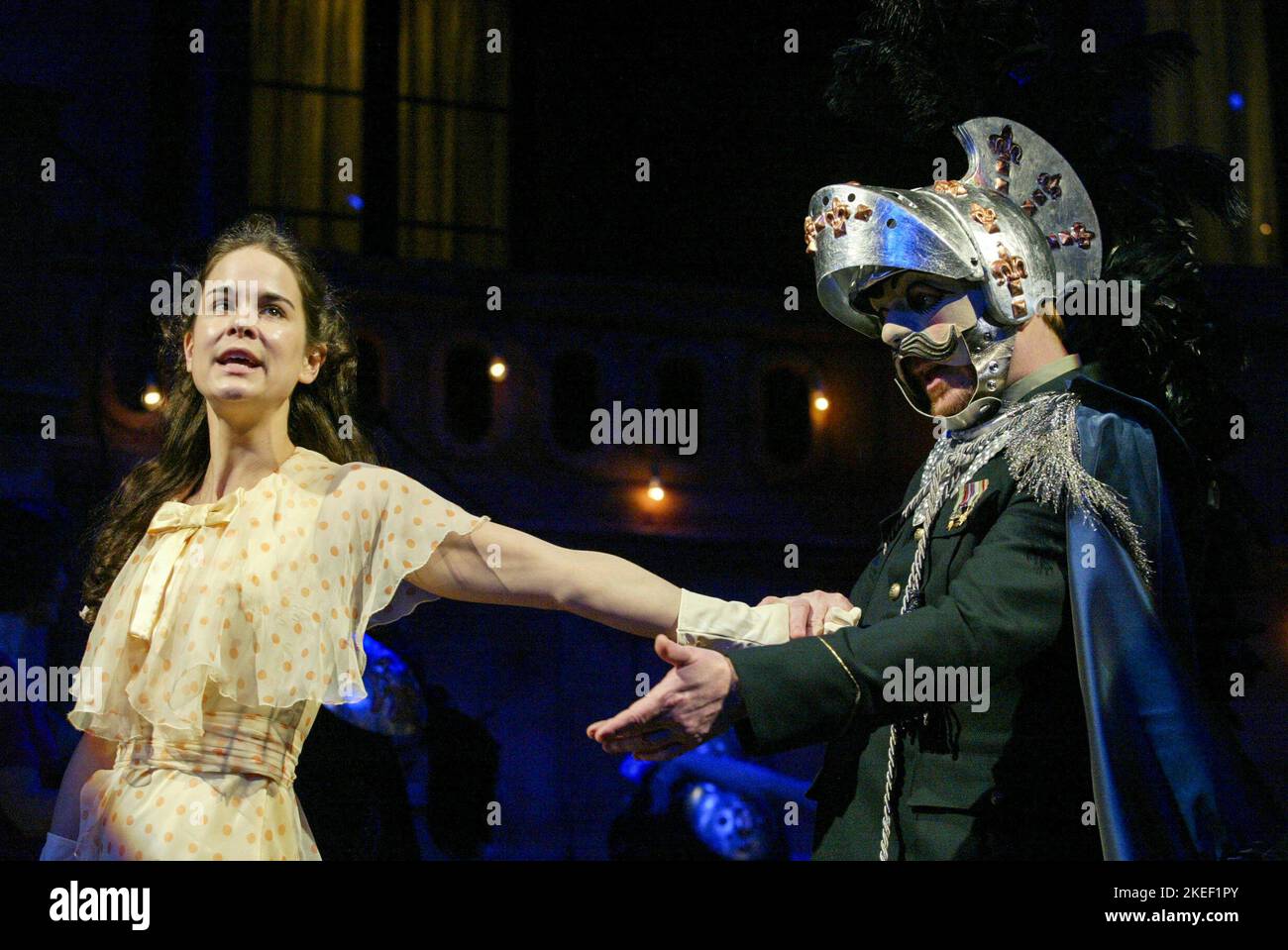 Kirsten Parker (Hero), Clive Wood (Don Pedro) in MUCH ADO ABOUT NOTHING ...