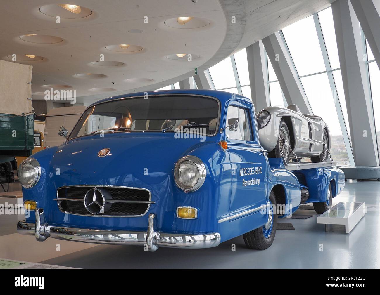 1955 Mercedes-Benz Rennwagen Schnelltransporter at the Mercedes-Benz Museum Stock Photo - Alamy