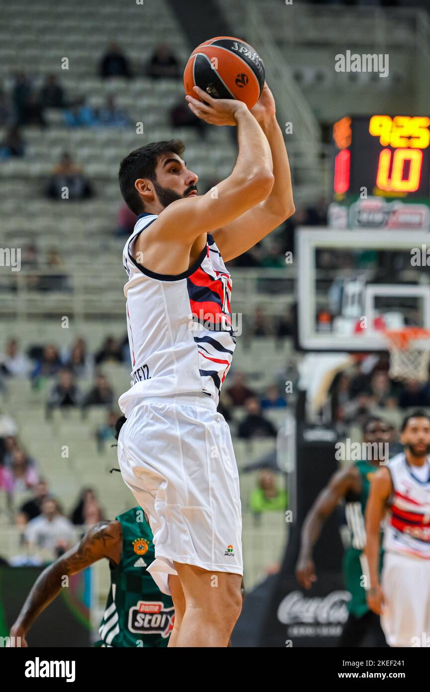 #11 DANIEL DIEZ of Cazoo Baskonia during the Euroleague, Round 7, match ...