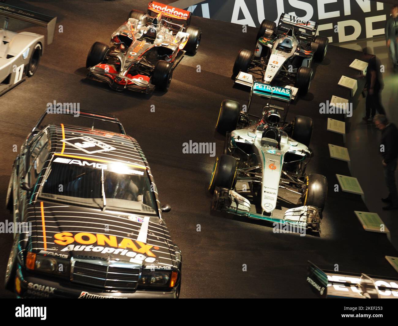 Mercedes-Benz sports cars at the Mercedes-Benz Museum. (Photo by Igor ...