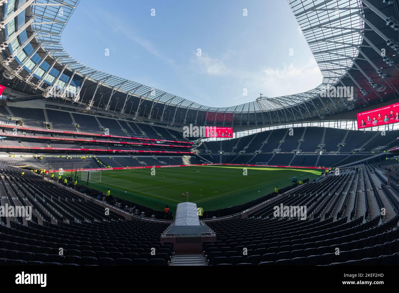 Ground View of Tottenham Hotspur Stadium during the Premier League ...