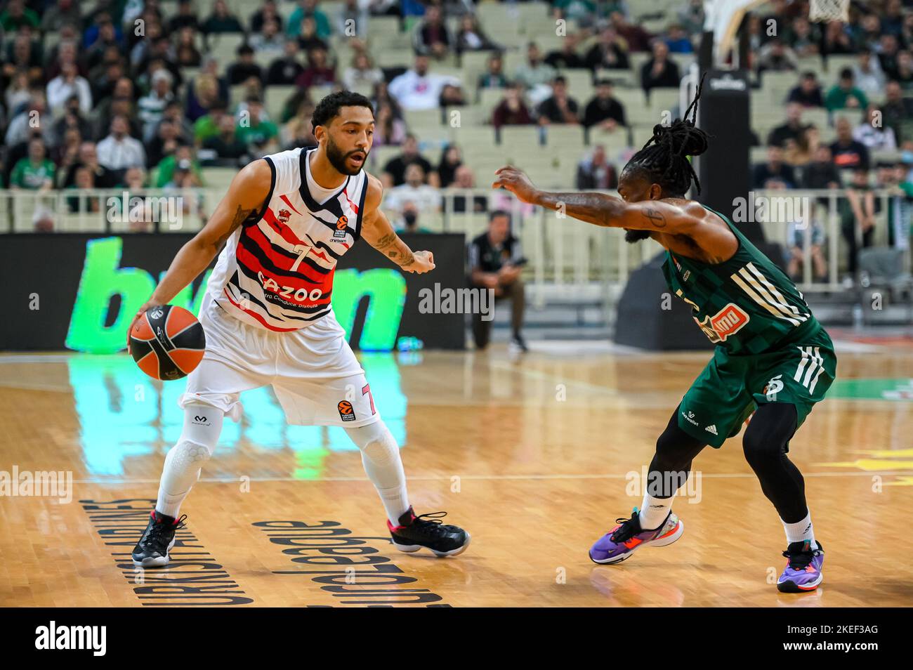 Athens, Greece. 11th Nov, 2022. #7 PIERRIA HENRY of Cazoo Baskonia ...