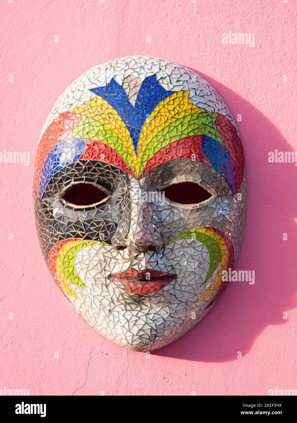 Pieces of Carnival Decoration made in Olinda, PE, Brazil Stock Photo ...