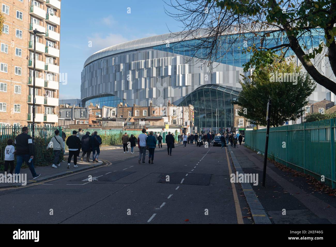 Ground View of Tottenham Hotspur Stadium prior to the Premier League ...