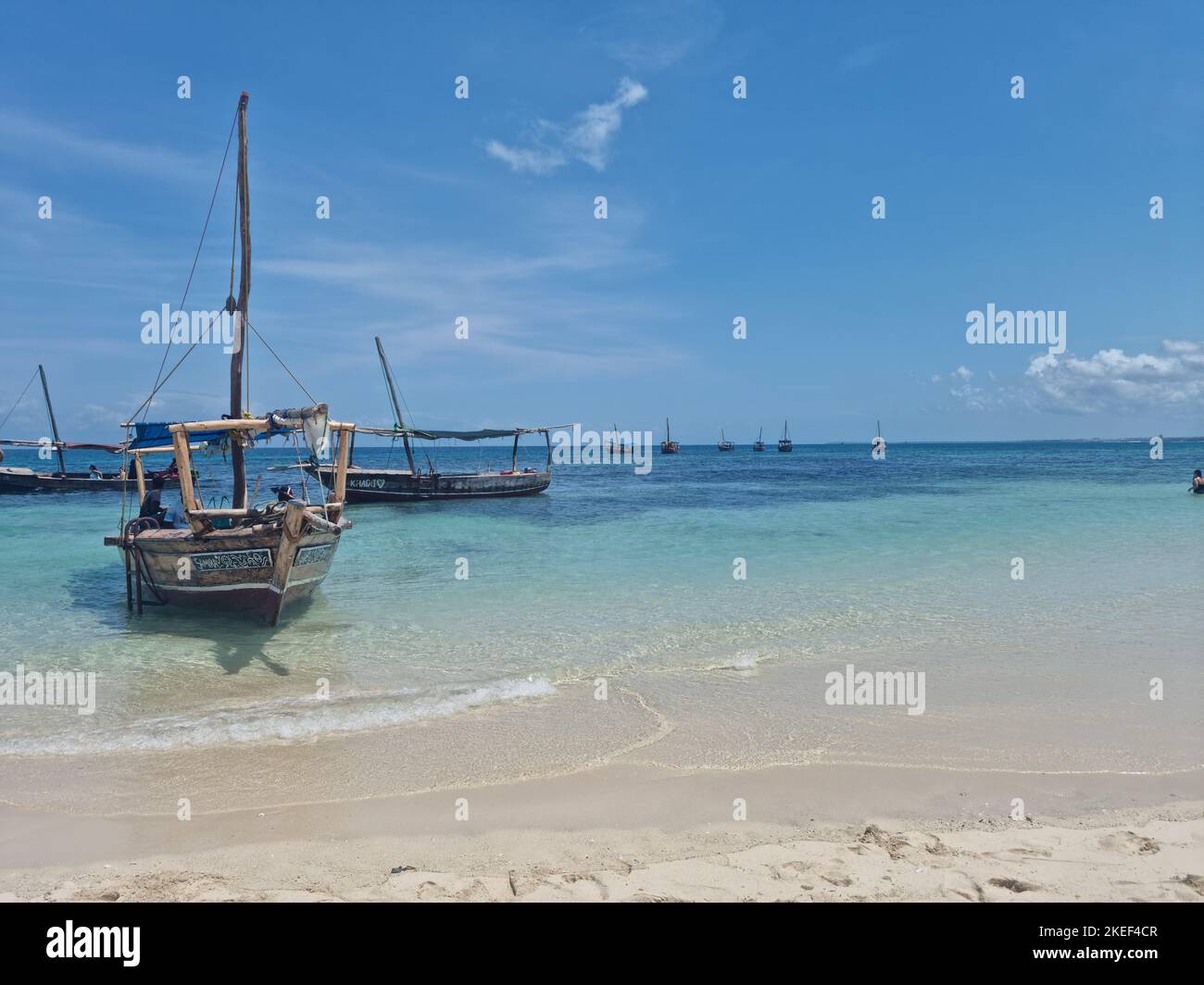 Amazing waterscapes in Zanzibar, Africa Views of Africa Stock Photo - Alamy