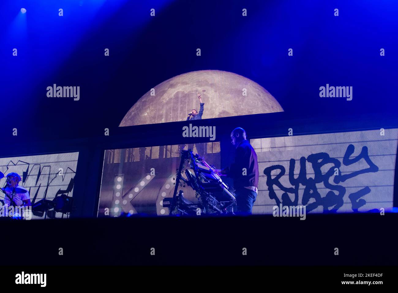 Photographs of Kaiser Chiefs performing at the OVO Hydro in Glasgow on ...