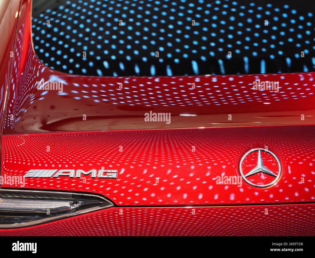 Stuttgart, Germany. 28th Oct, 2022. 2017 Mercedes-AMG GT Concept logo ...