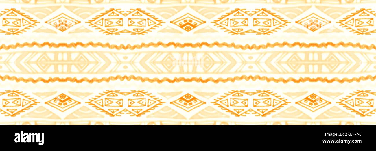 Seamless peruvian pattern. Hand drawn aztec illustration Stock Photo ...