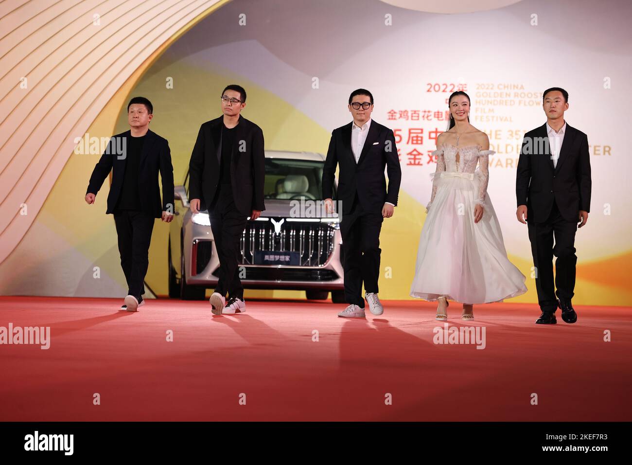 Xiamen, China's Fujian Province. 12th Nov, 2022. Cast of the film "Nice ...