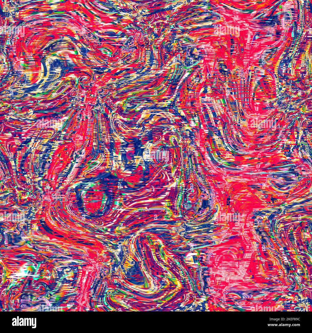 Vibrant pink distortion pattern. Bright colorful kitsch wallpaper for ...