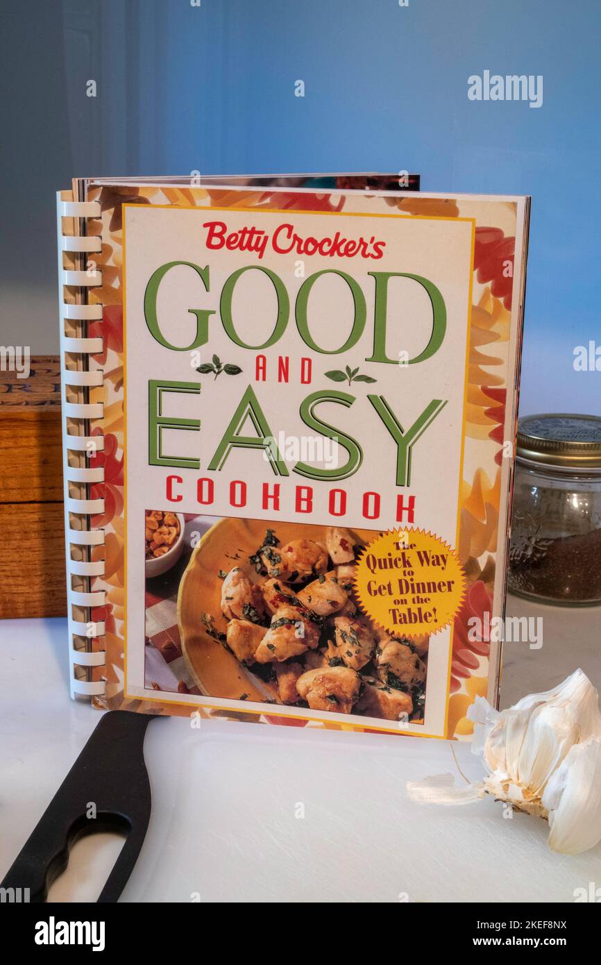 A vintage 1996 Betty Crocker cookbook provides quick and easy recipes ...