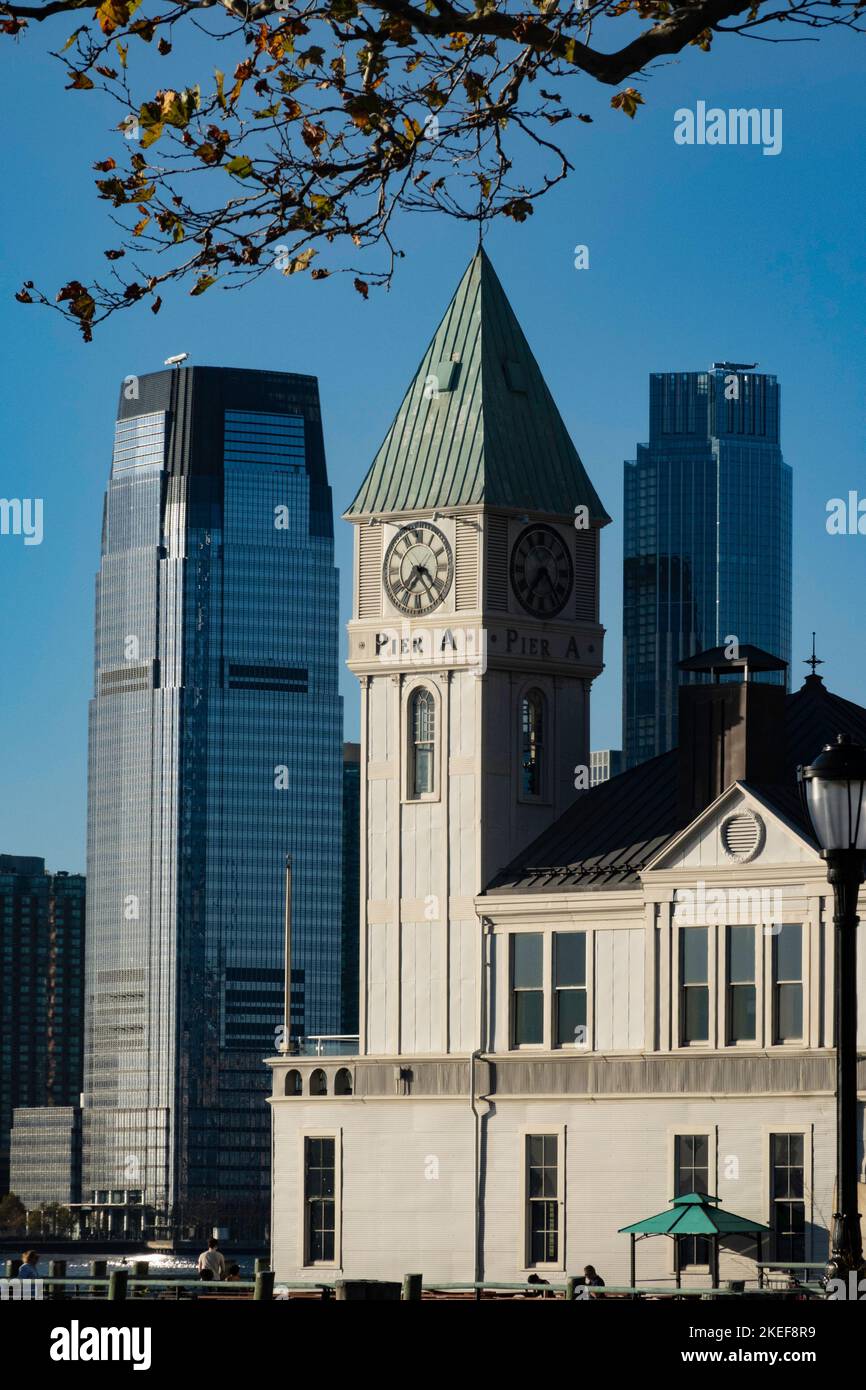 City Pier A is a landmark in Battery Park, New York City, USA 2022 ...