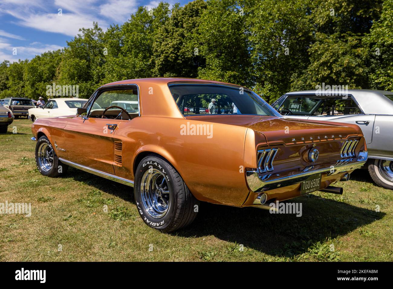 1967 Ford Mustang ’TGU 650E’ on display at the American Auto Club Rally ...