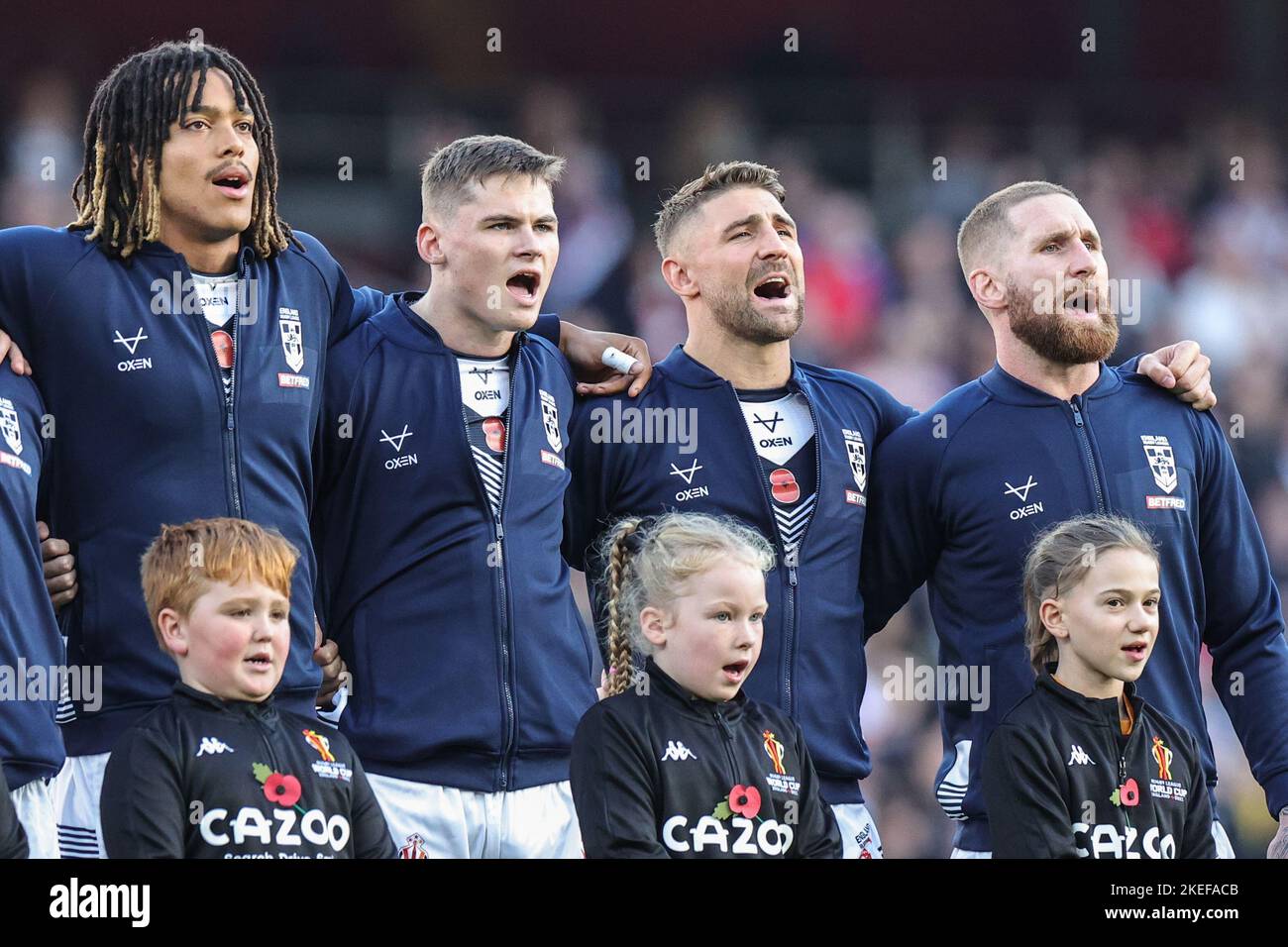 Dom Young of England, Jack Welsby of England, Tommy Makinson of England ...