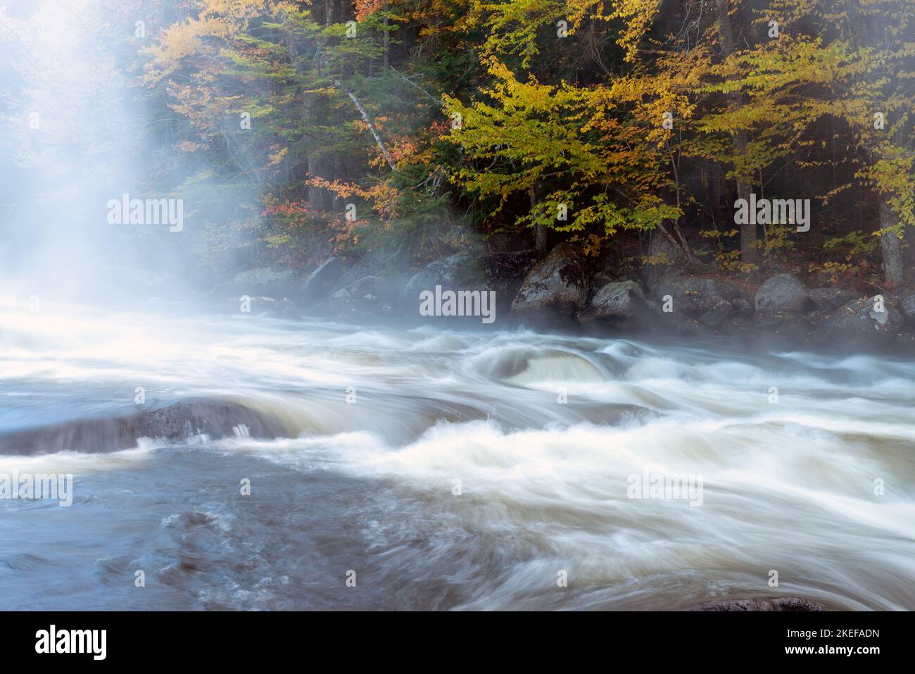 Aziscohos station recreation area western Maine Stock Photo - Alamy