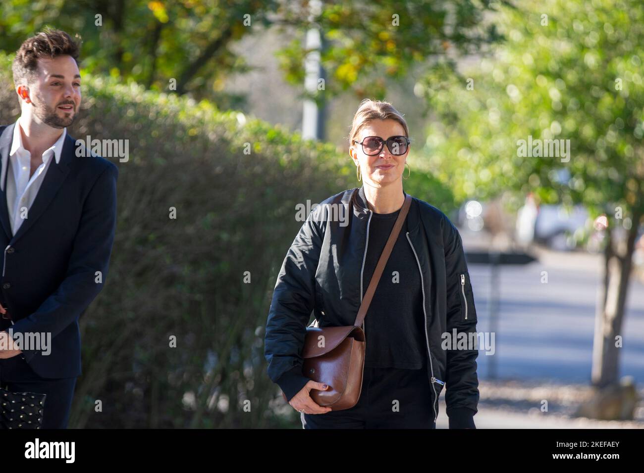 Kathleen Aerts arrives for a funeral ceremony of Nicole Josy Van Palm ...