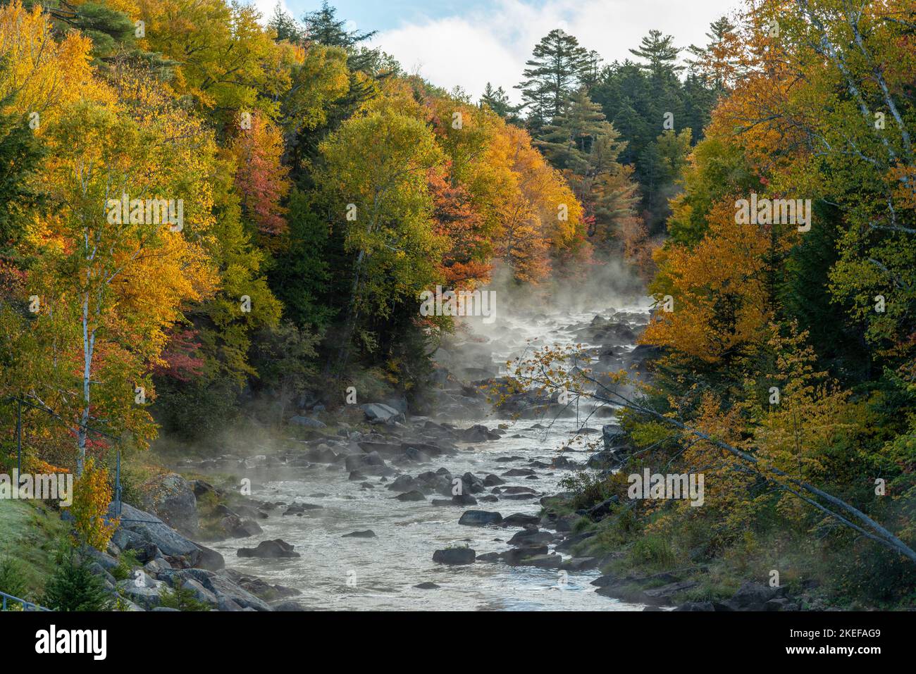 Aziscohos station recreation area western Maine Stock Photo - Alamy
