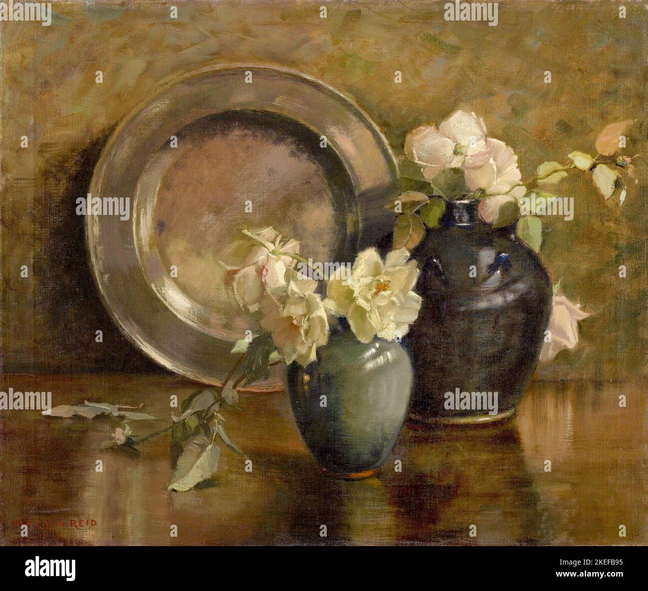 Mary Hiester Reid, A Study in Greys, Circa 1913, Oil on canvas, Art ...