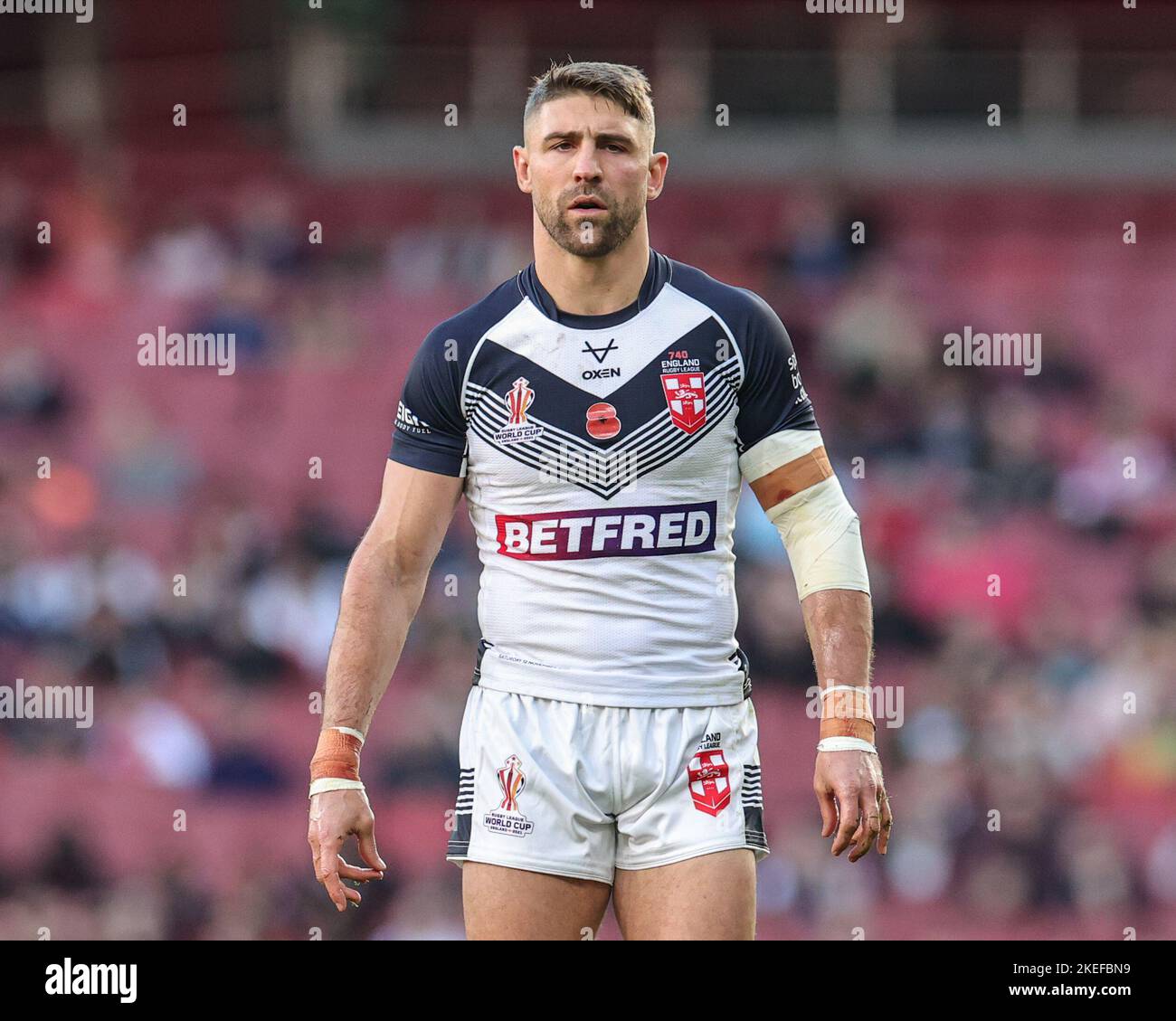 Tommy Makinson of England during the Rugby League World Cup 2021 Semi ...