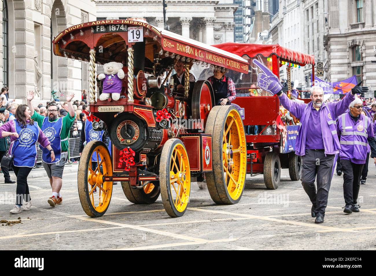 London, UK. 12th Nov, 2022. The Rotary in London group features a ...