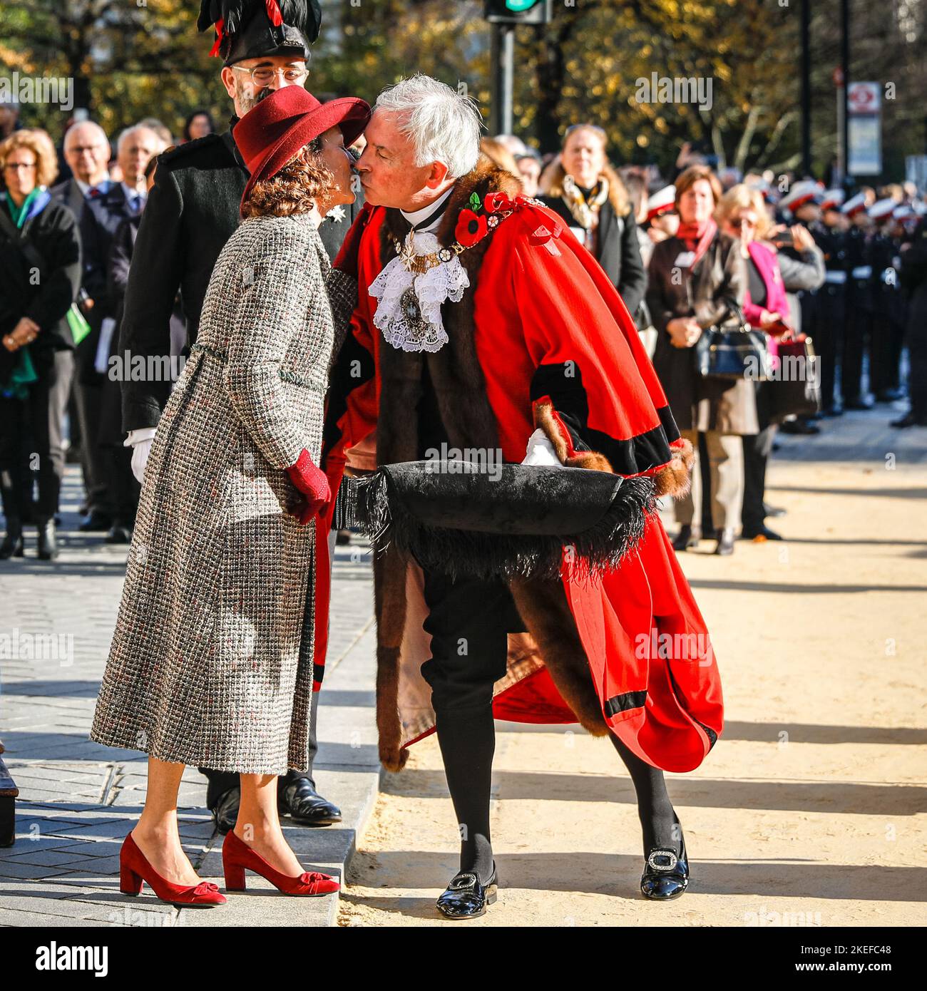 London, UK. 12th Nov, 2022. Alderman Nicholas Lyons becomes the new ...